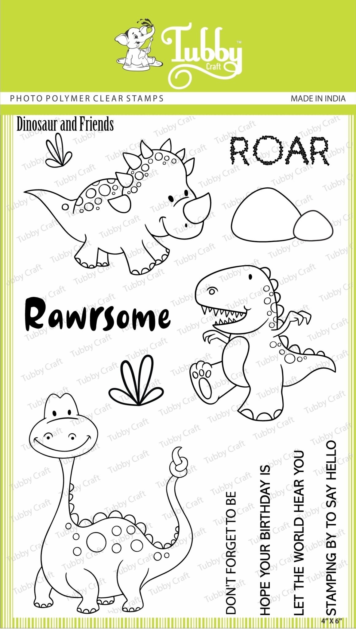 Dinosaur and Friends – tubbycraft