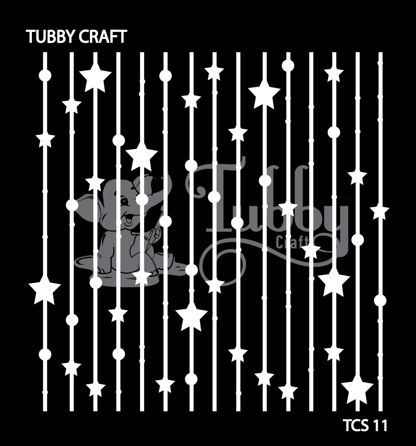 Stars and Circles Stencil – tubbycraft