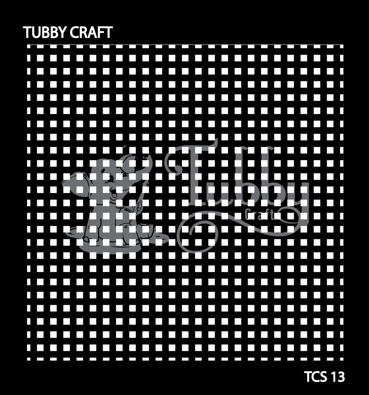 Checkered Stencil – tubbycraft